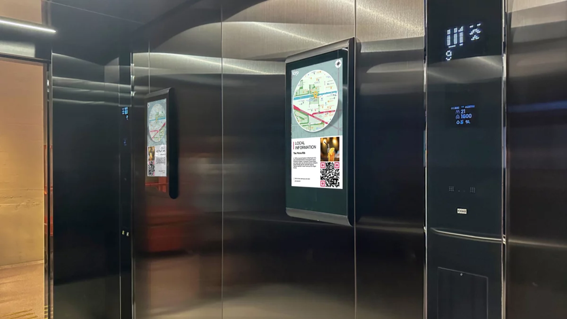 INVITE Elevator screens - XPO Screens