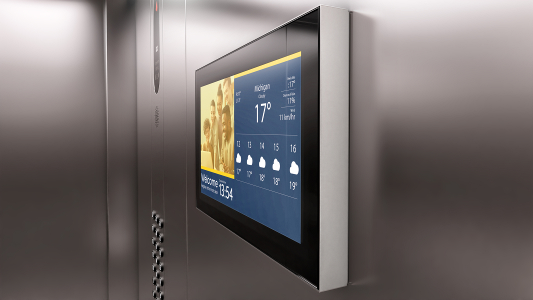 ZENITH built-on elevator screen - XPO Screens
