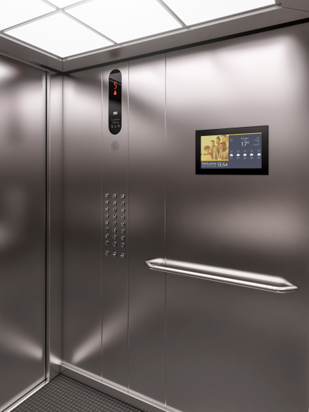 ZENITH built-in elevator screen - XPO Screens