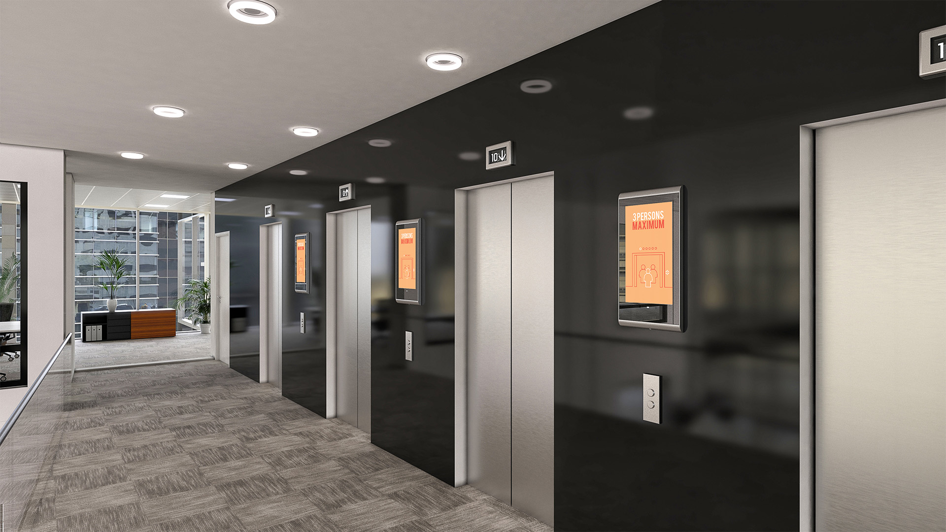 Elevator screens - XPO Screens