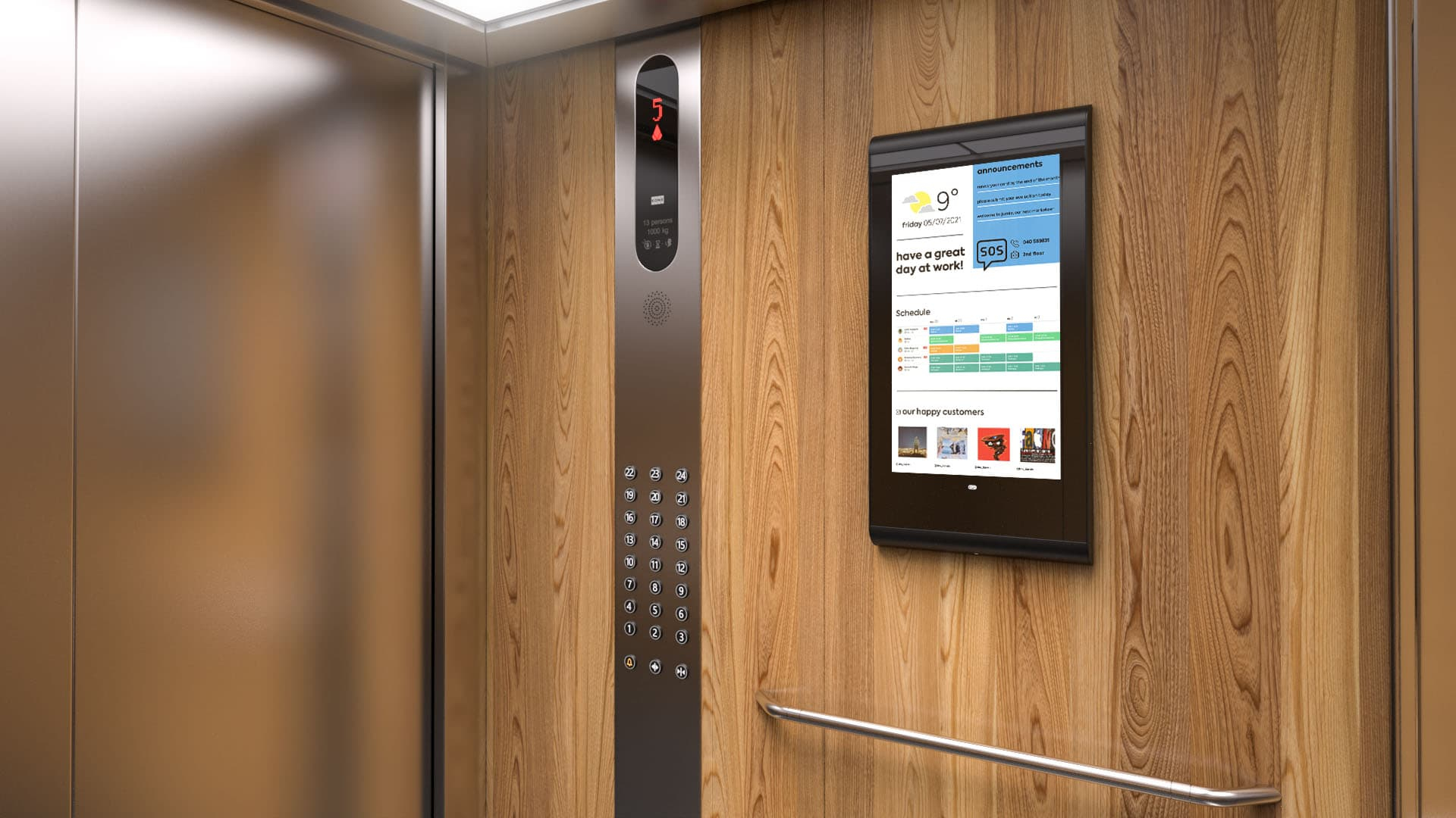 Elevator screens - XPO Screens